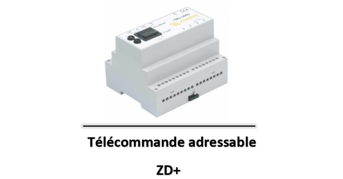 Zemper - Télécommande pour système adressable ZD+ - TMR 300 ZD+ - Blocs autonomes/Blocs ...